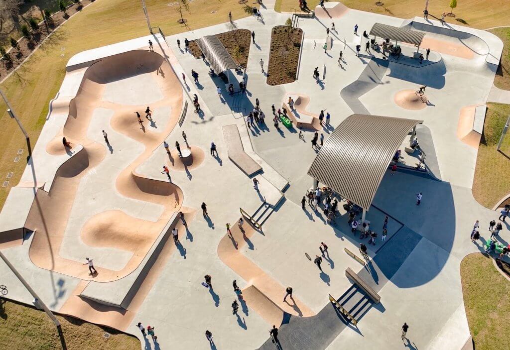 Ed Benedict Skate Plaza - New Line Skateparks